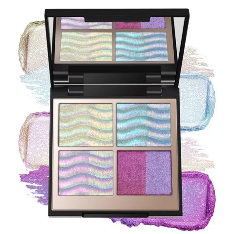 Chameleon Holographic Glitter Eyeshadow Palette Duochrome