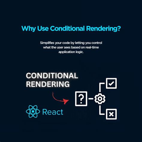 Fazal Karim On Linkedin Why Use Conditional Rendering Simplifies Your Code By Letting You