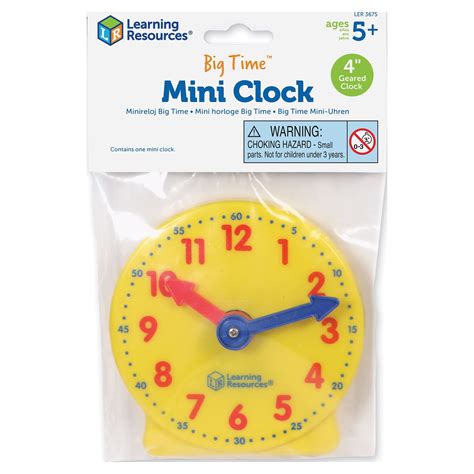 Learning Resources Big Time Mini Clock Teaching Philippines Ubuy