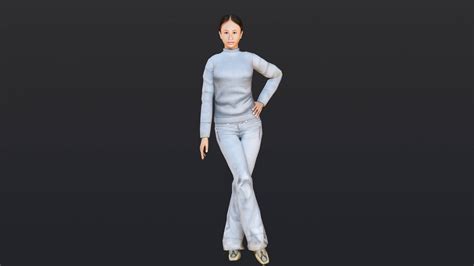 Woman 15 With 52 Animations 32 Morphs 3d Model By Jasirkt