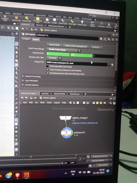 why houdini usd export exports dnc and not d r houdini