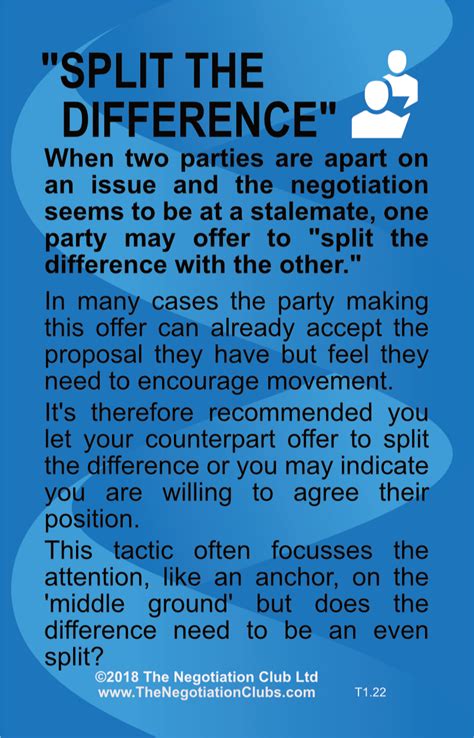 Negotiation Tactics And Techniques The Negotiation Club