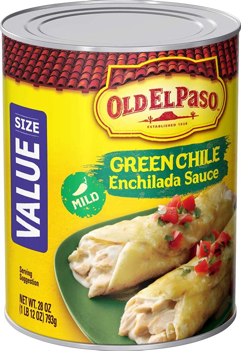 Old El Paso Mild Green Chile Enchilada Sauce Value Size