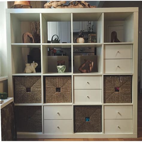 Ikea Kallax Cubes Wdrawer Inserts Aptdeco