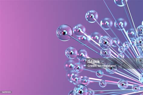 Artificial Intelligence Blockchain 3d Abstract Structure Futuristic Technology Background Stock