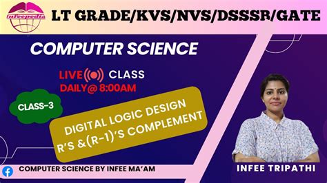 r 1 s complement and r s complements digital logic design class 3 by