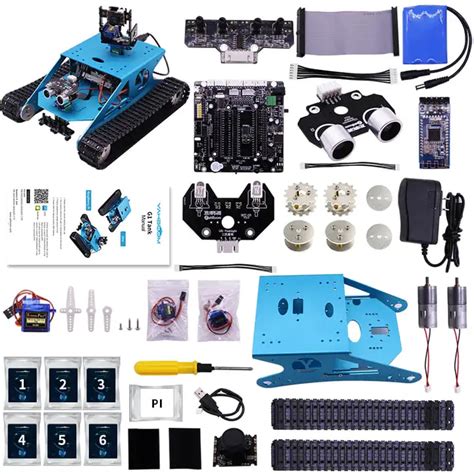 Original Yahboom G Aluminium Tank Raspbery Pi Robot Kit With DOF AI Camera Aaenics Store