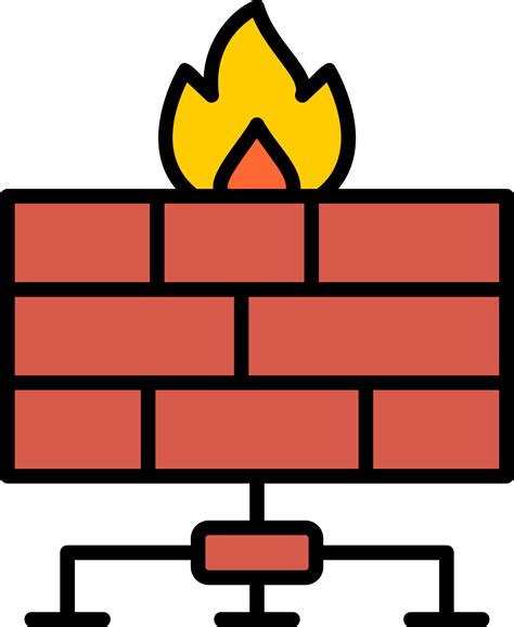 Firewall Vector Icon Vector Art At Vecteezy