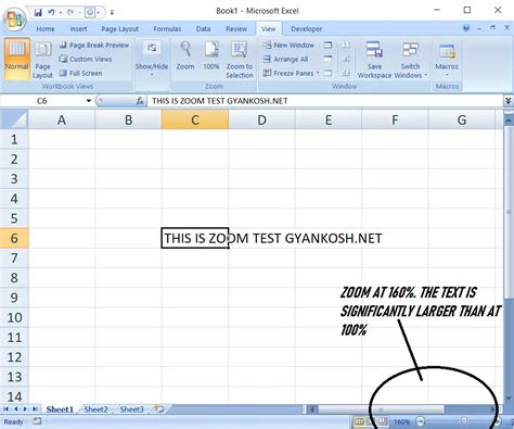 How To Enlarge Text In Excel Using Zoom Functionality With Example