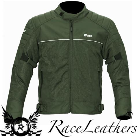 Weise Scout Motorcycle Jacket Olive Mens Motorcycle Jackets