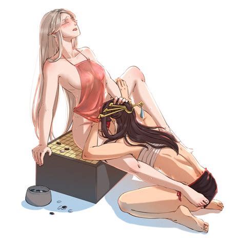 Ningguang And Beidou Genshin Impact Drawn By Shocolad Danbooru