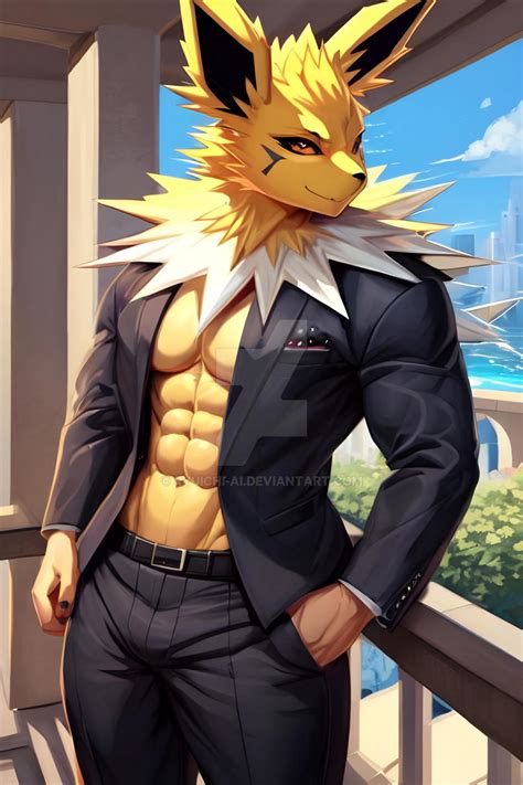 Gentleman Jolteon By Ryuichi Ai On Deviantart