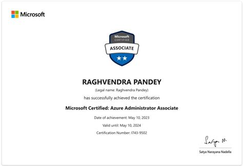 Raghvendra Pandey On Linkedin Microsoft Team Azurecertified Azure Azureadministrator