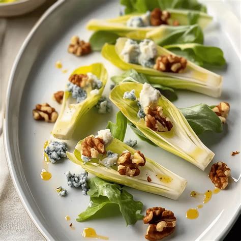 Irresistible Endive Salad With Walnuts And Blue Cheese