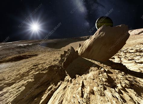 Ganymede Surface Illustration Stock Image C059 7752 Science