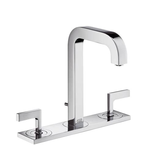 Смеситель для раковины двухрычажный с донным клапаном Hansgrohe Axor ...