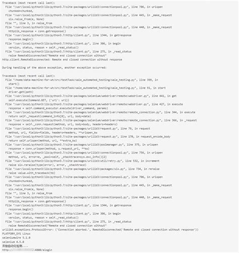 Driverget Failed To Shake Hands With The Website · Issue 631 · Wkeelingselenium Wire · Github