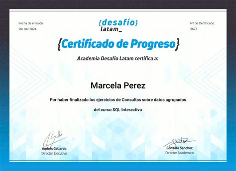Sql Sqlinteractivo Basededatos Desafiolatam Marcela Pérez Pereira