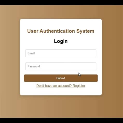 Userauthentication Webdevelopment Javascript Html Css Loginsystem