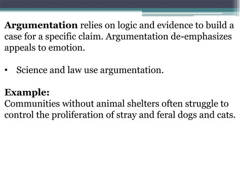 Argumentation Skills English Lecture Slideshare Pptx