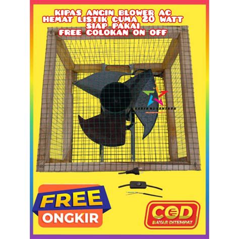 Jual Kipas Angin Blower Ac 1pk Siap Pakai Hemat Listik 20 Watt Pakai