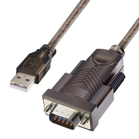 Usb To Rs232 Adapter With Ftdi Chipset 10ft Usb 2 0 Male To Rs232 Female Db9 Serial