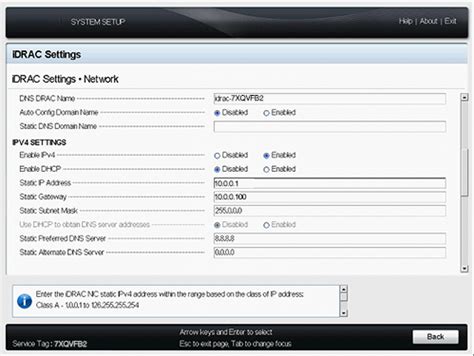 Configure The IDRAC IP Address With A Monitor Keyboard And Mouse