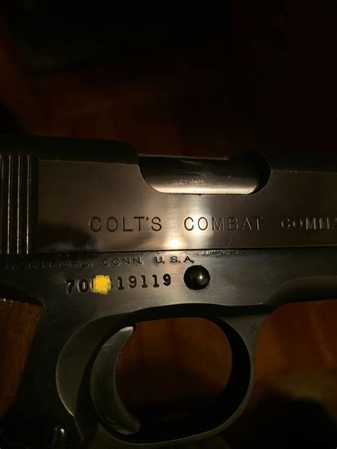 Colt Combat Commander 9mm Odd Serial Number Colt Forum