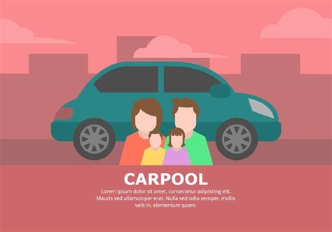 Carpool Background Vector Art At Vecteezy