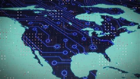 Animation Of Digital Data Processing Over World Map On Green Background Premium Stock Video Footage