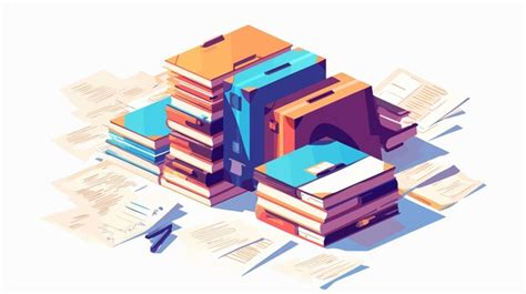 Efficient Document Management System For Business Professionals Premium Ai Generated Vector