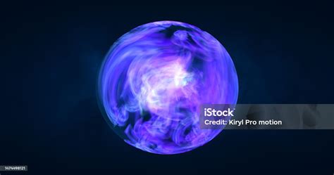 추상 공 구 행성 무지개 빛깔의 에너지 투명 유리 마술 핵심 추상적 배경에 에너지 파도 3차원 형태에 대한 스톡 사진 및 기타 이미지 3차원 형태 Lcd 공중