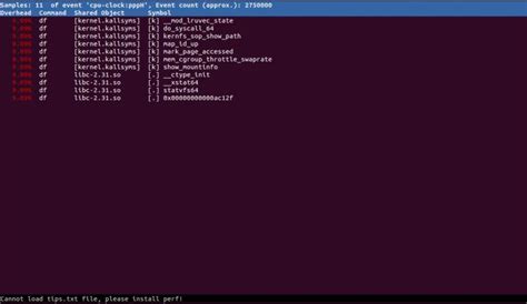 So Verwenden Sie Das Perf Performance Analysis Tool Unter Ubuntu 2004