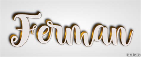 Ferman Text Effect And Logo Design Name