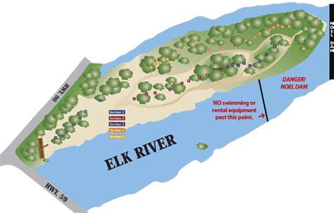 Camping On The Elk River Campground Noel Mo Wayside Campground