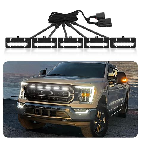 Car Accessories Front Grills Led Lights For Ford F150 F 150 Xl Xlt 2021
