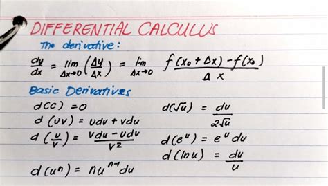 SOLUTION Differential Calculus Engineering Review Studypool