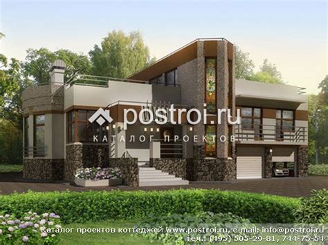 Проект Дома В Стиле Хай Тек Basicsstandart