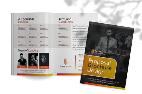 Brochure Capability Statement Design Behance