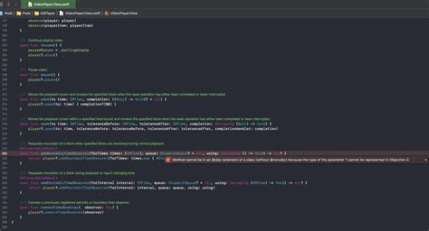 Method Cannot Be In An Objc Extension Of A Class Without Nonobjc Because The Type Of The