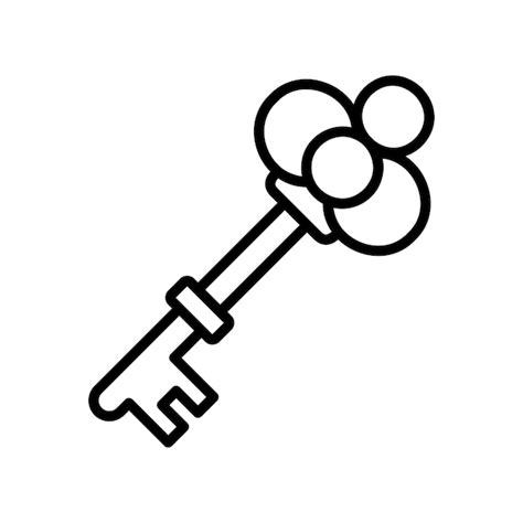 Premium Vector Key Icon Vector Design Template In White Background