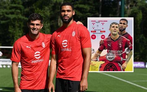 Gds Pulisic And Loftus Cheeks Friendship Leads To Chemistry On The Pitch For Milan