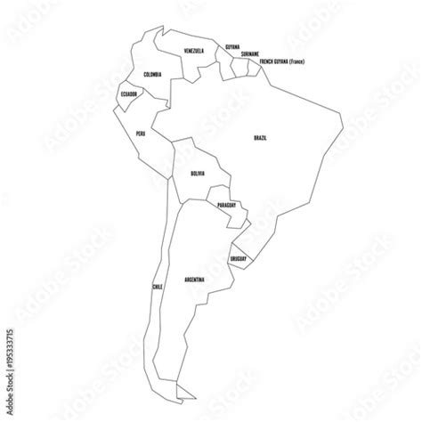 Blank Map Of Latin America And South