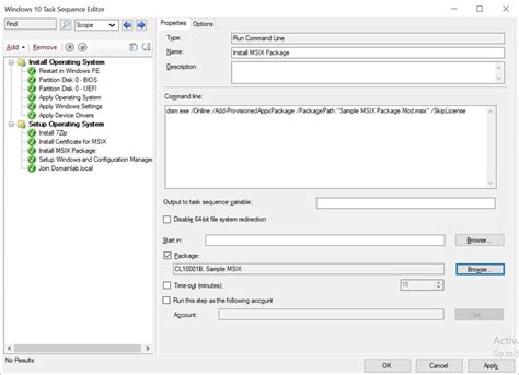 How To Deal With Msix Packages In Sccm Task Sequences