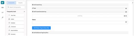 How To Use Merge Operator To Add A Tag To Each Row Of An Array