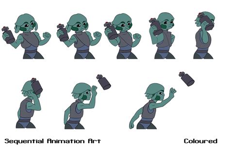 Artstation Atlas Sequential Animation Sheet