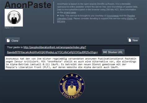 anonymous kritisiert pastebin und startet alternative