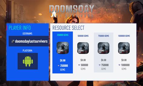 Doomsday Last Survivors Trucos Gemas Infinitas Gratis