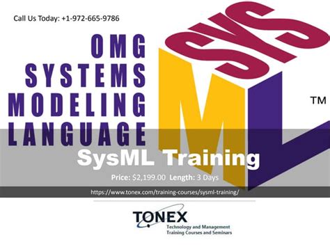 Sysml Training Systems Modeling Language Training Pptx