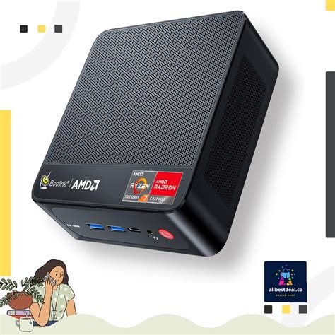 Beelink Ser Mini Pc Amd Ryzen H C T Up To Ghz Mini Computer W Pro Gb Ddr